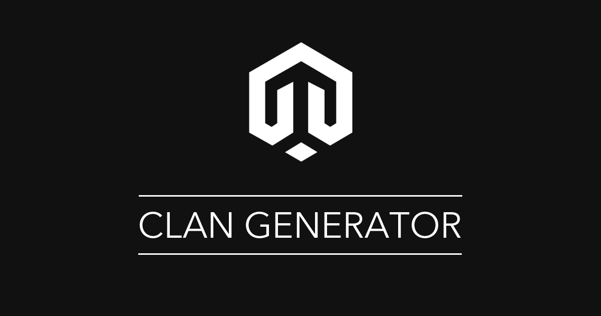 CLAN GENERATOR